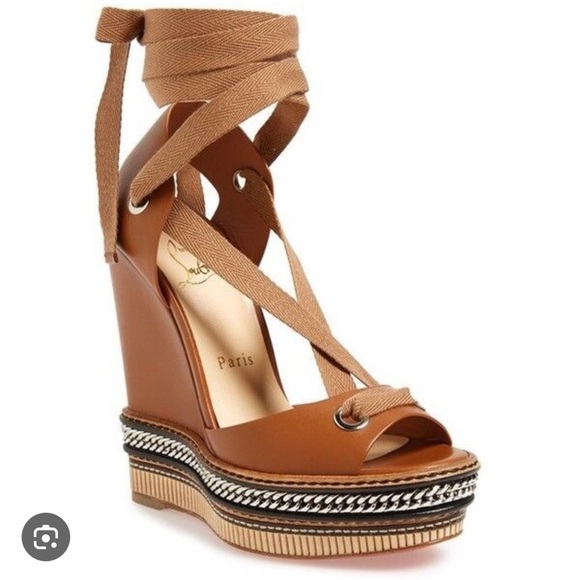 Christian Louboutin | Shoes | Christian Louboutin Tribuli Wedge | Poshmark